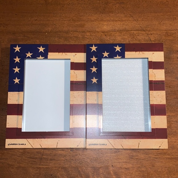 Warren Kimble | Accents | Warren Kimble American Flag Picture Frames ...